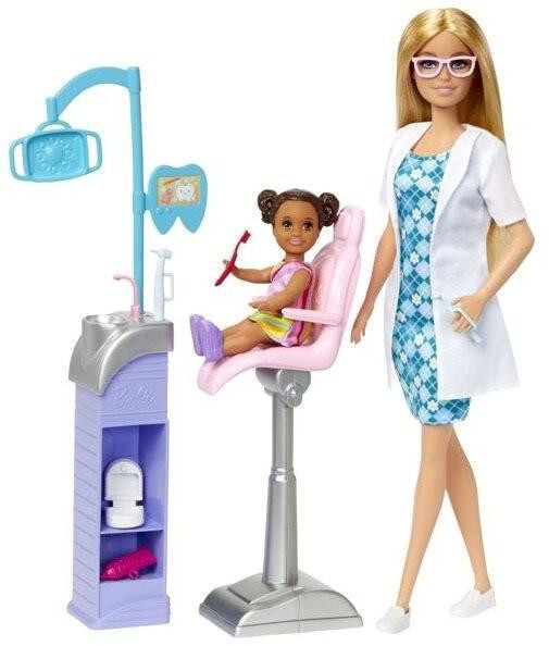 Barbie Povolanie herný set s bábikou - zubárka blondínka | BestBaby.cz